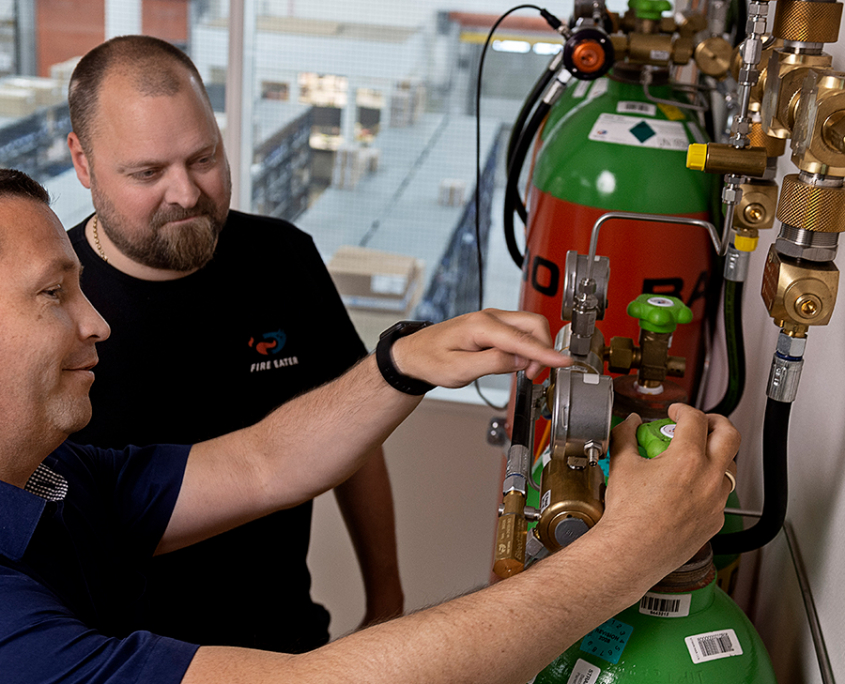 Fire Eater - Effective fire protection with Inergen